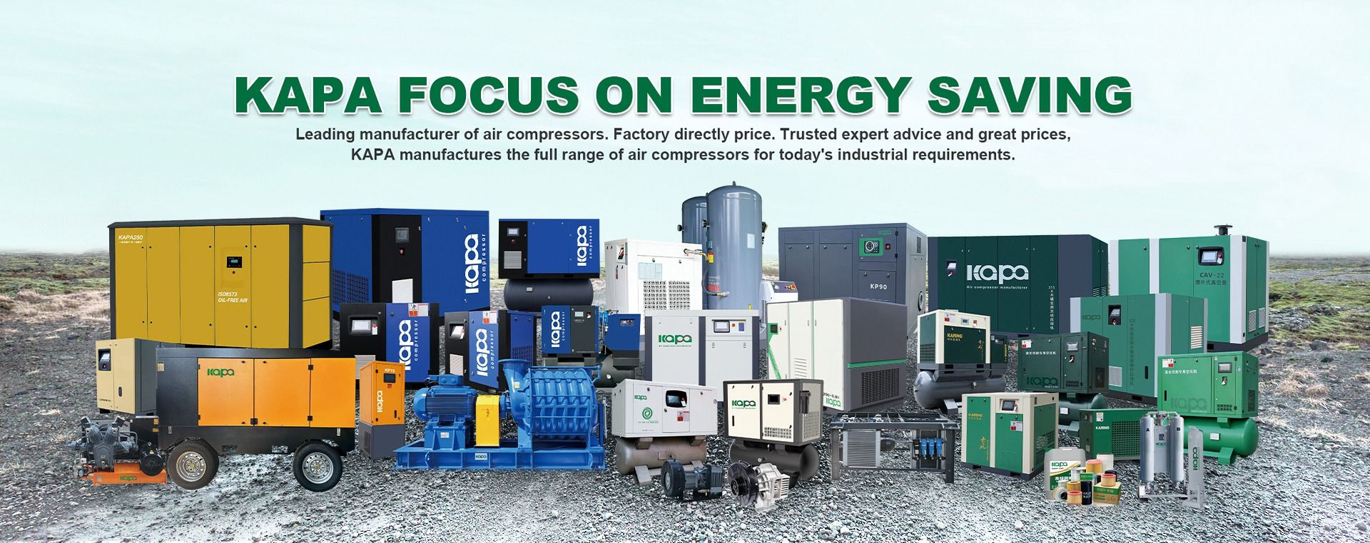 Diesel Driven Portable Screw Air-compressor